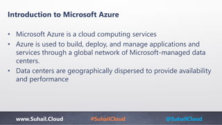 Cloud Computing and Microsoft Azure | PPTX