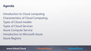 Cloud Computing and Microsoft Azure | PPTX