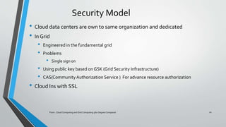 Cloud computing and Grid Computing | PPTX
