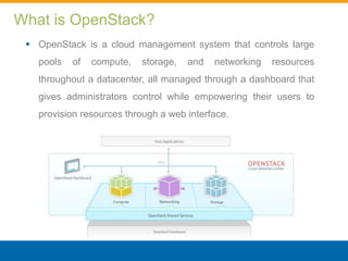 Cloud computing and OpenStack | PPTX