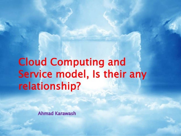 Cloud computing and Service model | PPT