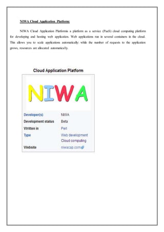 Cloud computing applicatio | PDF