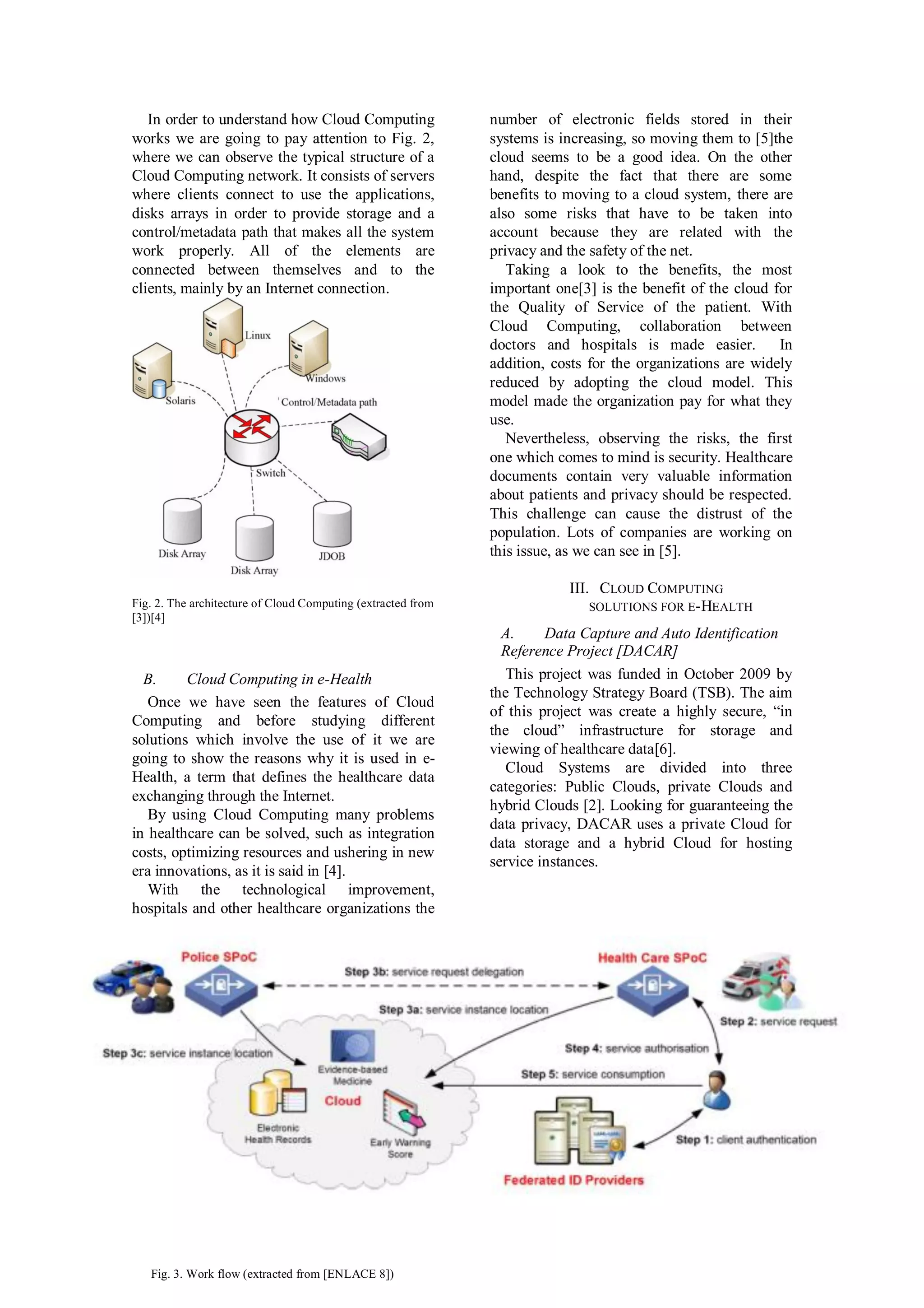 Cloud computing applications for e health | PDF