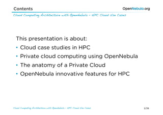 Cloud Computing Architecture with Open Nebula - HPC Cloud Use Cases ...