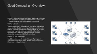 Cloud computing & aws concepts | PPT