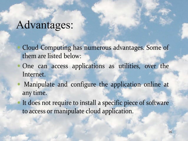 Cloud computing basic ppt | PPT