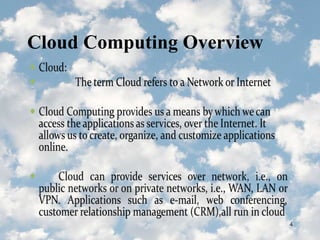 Cloud computing basic ppt | PPT