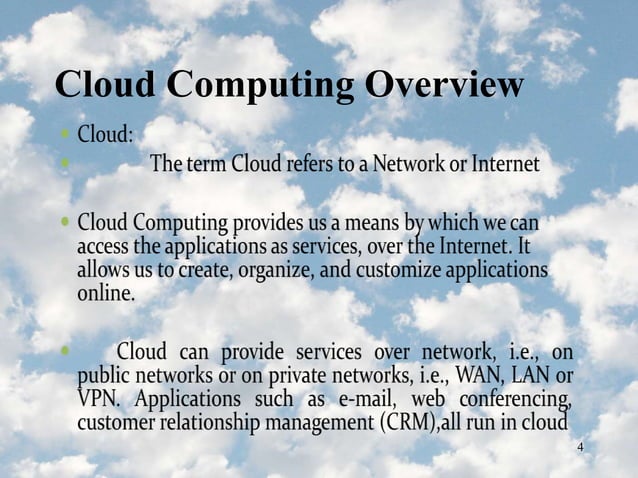 Cloud computing basic ppt | PPT
