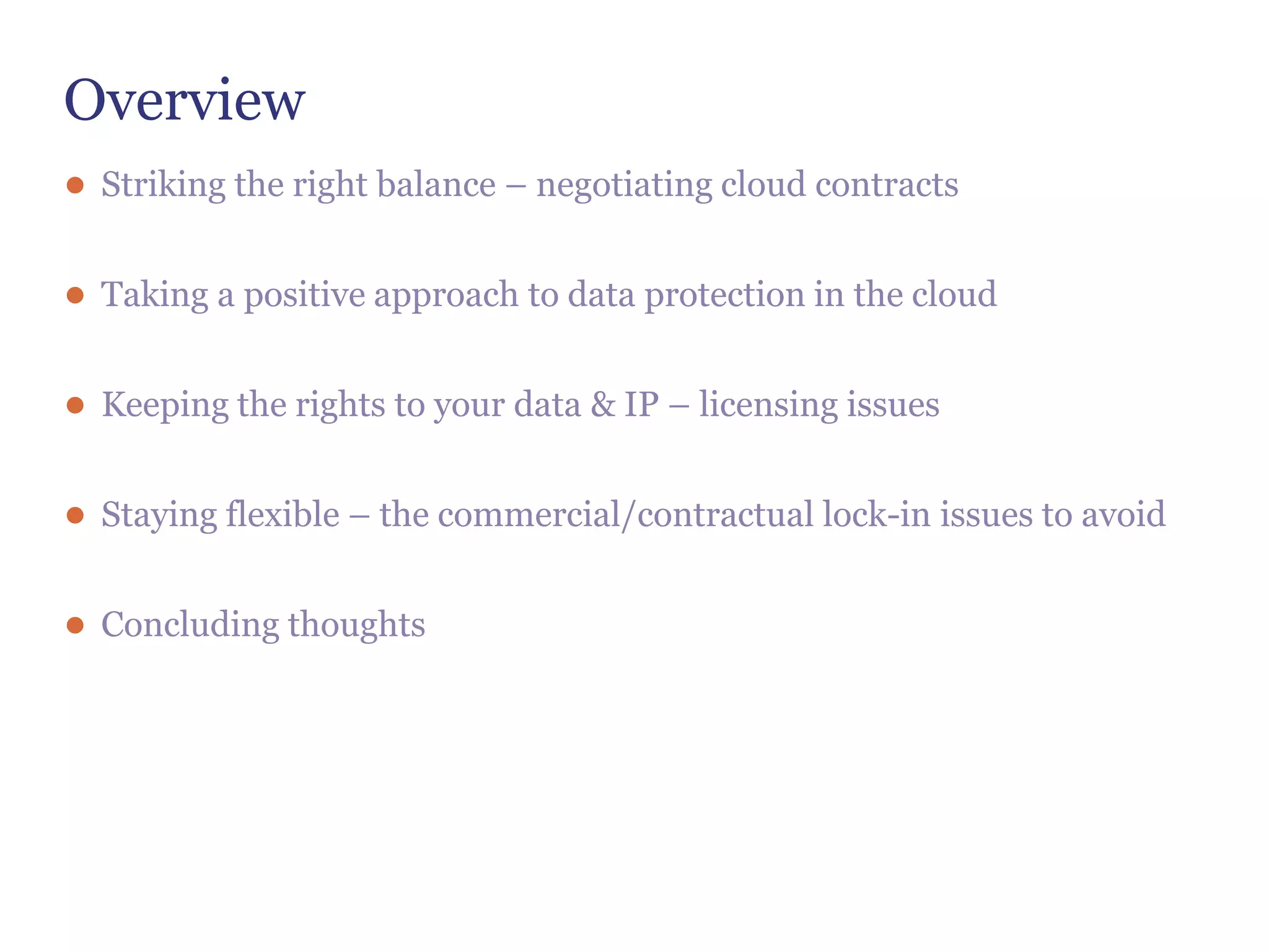 Cloud Computing - a legal view from Bird & Bird | PPTX