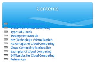 Cloud computing by Bharat Bodage | PPT | Cloud Computing | Internet