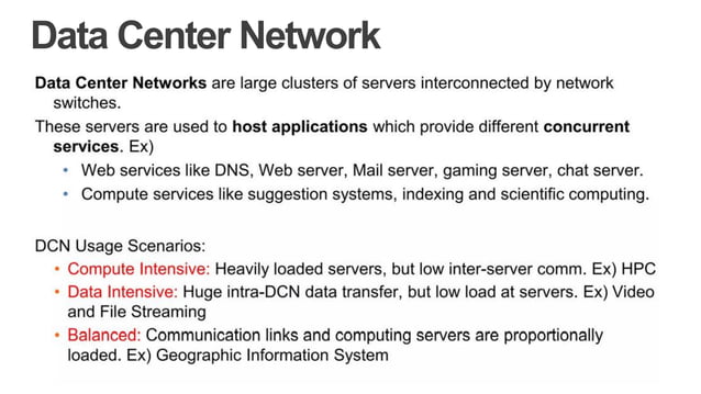 Networks in Cloud Computing :Network Architecture for Cloud | PPT