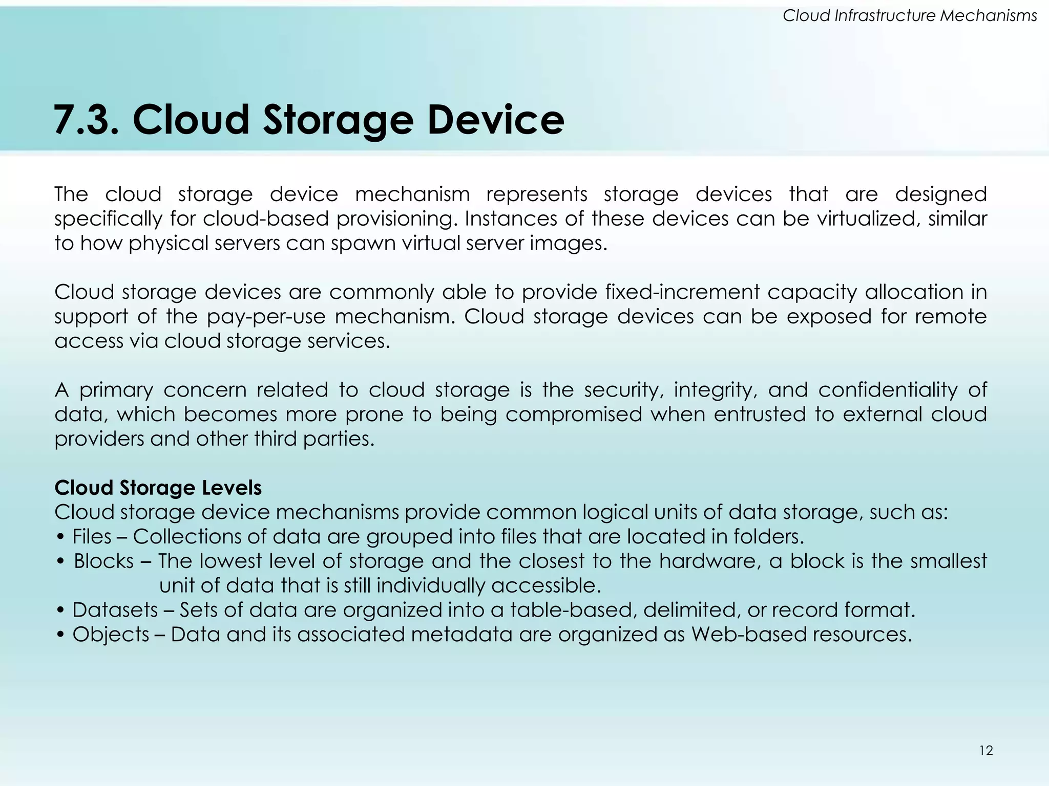 Cloud Infrastructure Mechanisms | PPTX