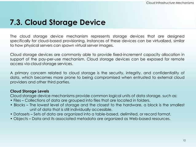 Cloud Infrastructure Mechanisms | PPTX