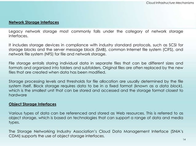 Cloud Infrastructure Mechanisms | PPTX