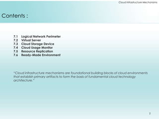 Cloud Infrastructure Mechanisms | PPTX