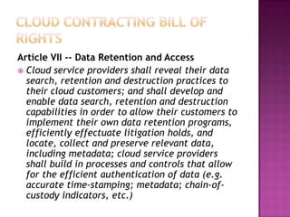Cloud computing contracts | PPT