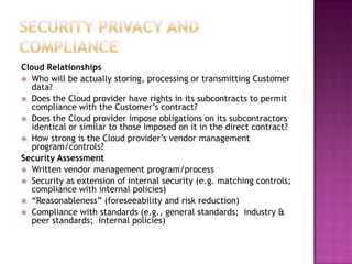 Cloud computing contracts | PPT