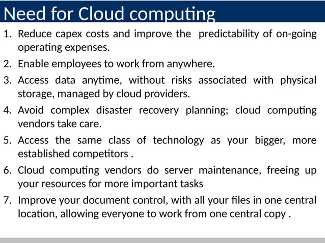 Cloud Computing Evolution Chartcloud Computing Evolution Chart Ppt