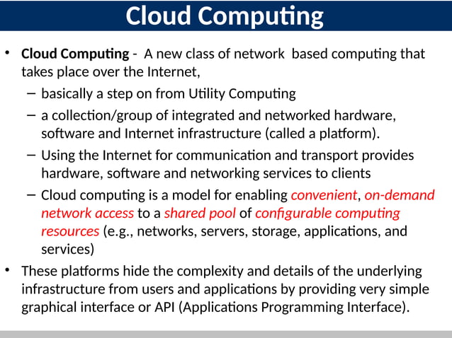 cloud computing evolution chartcloud computing evolution chart | PPT