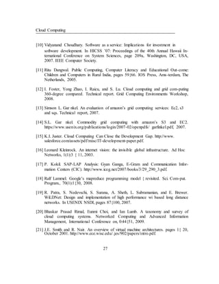 Cloud computing report | PDF