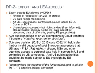 Cloud computing : legal , privacy and contract issues | PPTX