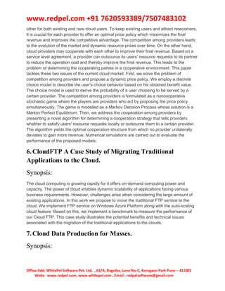 Cloud computing for java and dotnet | PDF