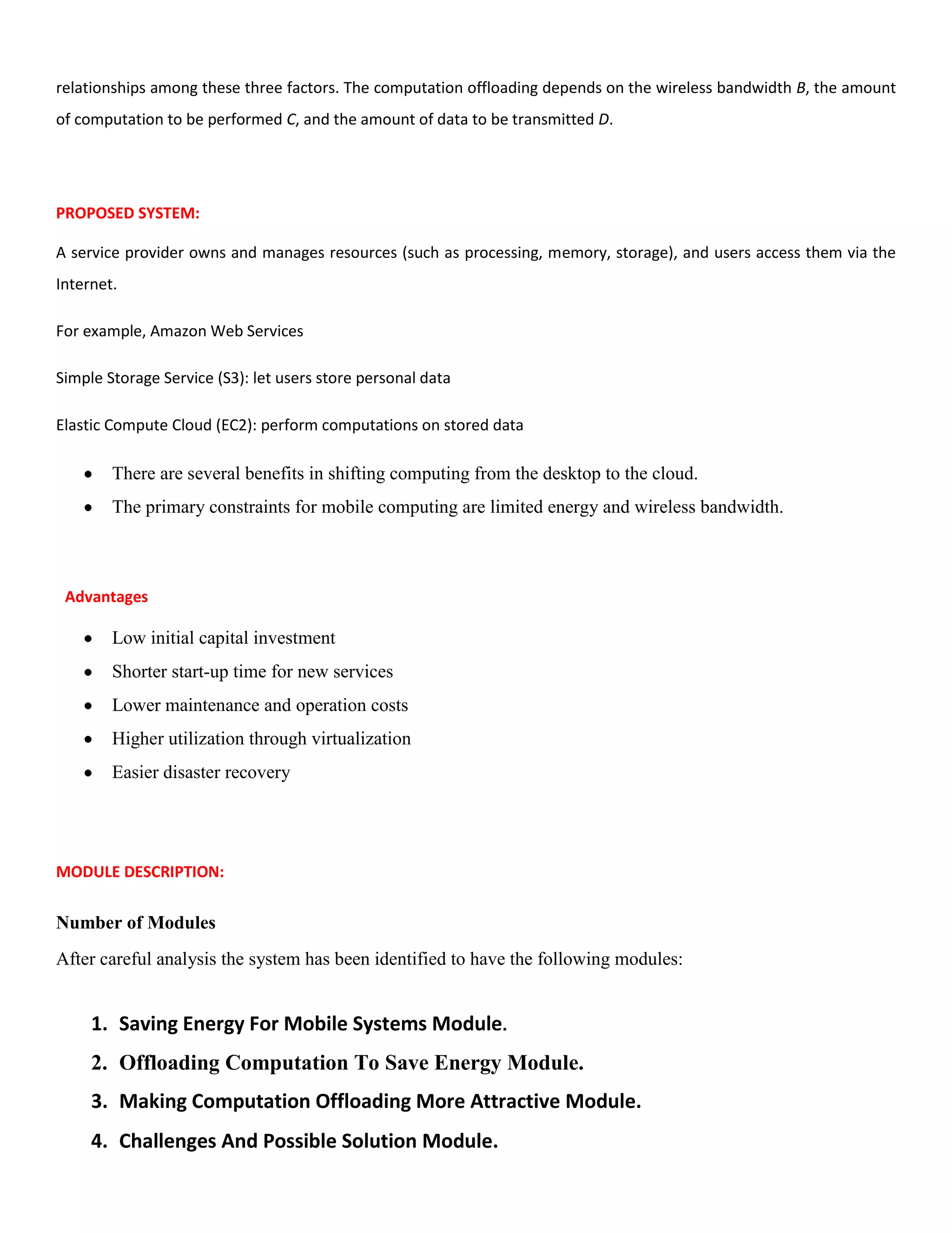 Cloud Computing For Mobile Users Can Offloading Computation Save Energy Pdf