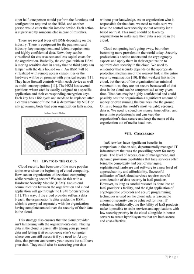 Cloud computing & IAAS The Dual Edged Sword of New Technology | PDF