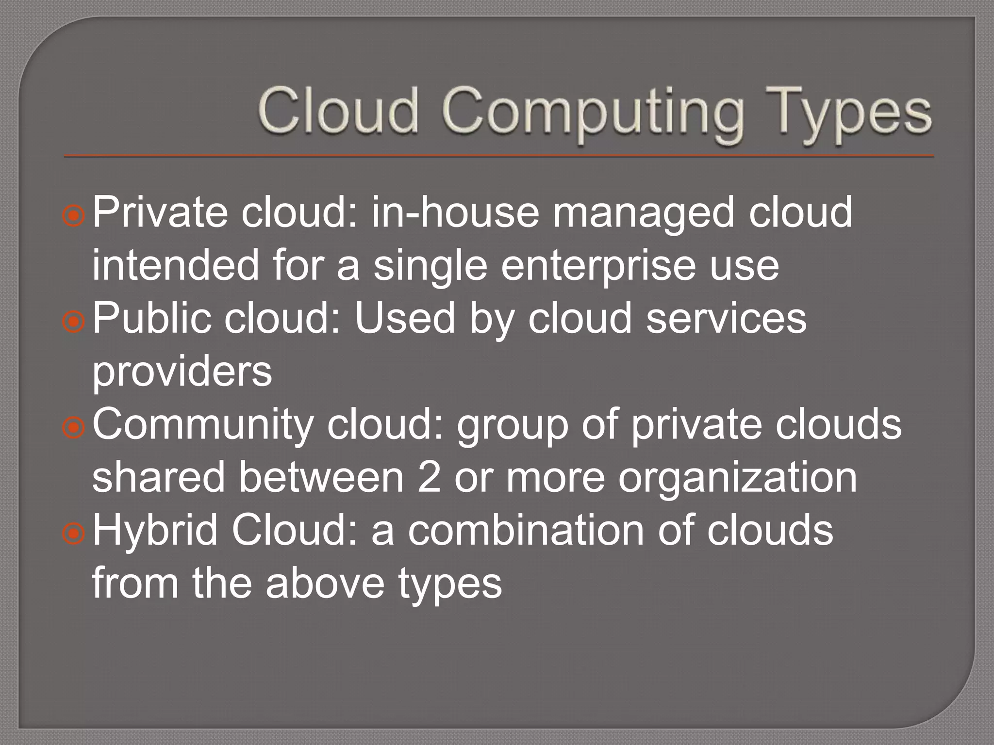 Cloud computing in a nutshell | PPTX