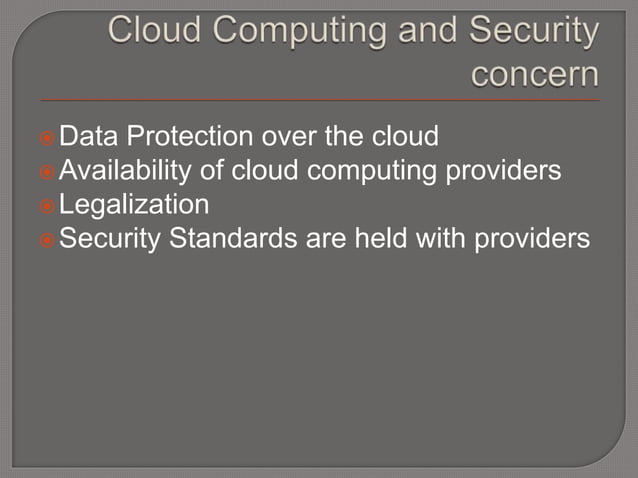 Cloud computing in a nutshell | PPTX