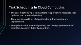 Cloud computing in cloud computing environment (Monarch Butterfly Algorithm)) | PPT