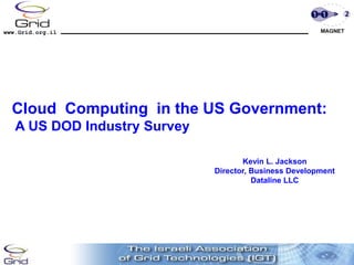 Cloud Computing In DoD - Kevin Jackson | PDF