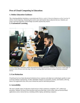 Useful Pros, Cons, And Uses Of Cloud Computing In Education In 2023 ...