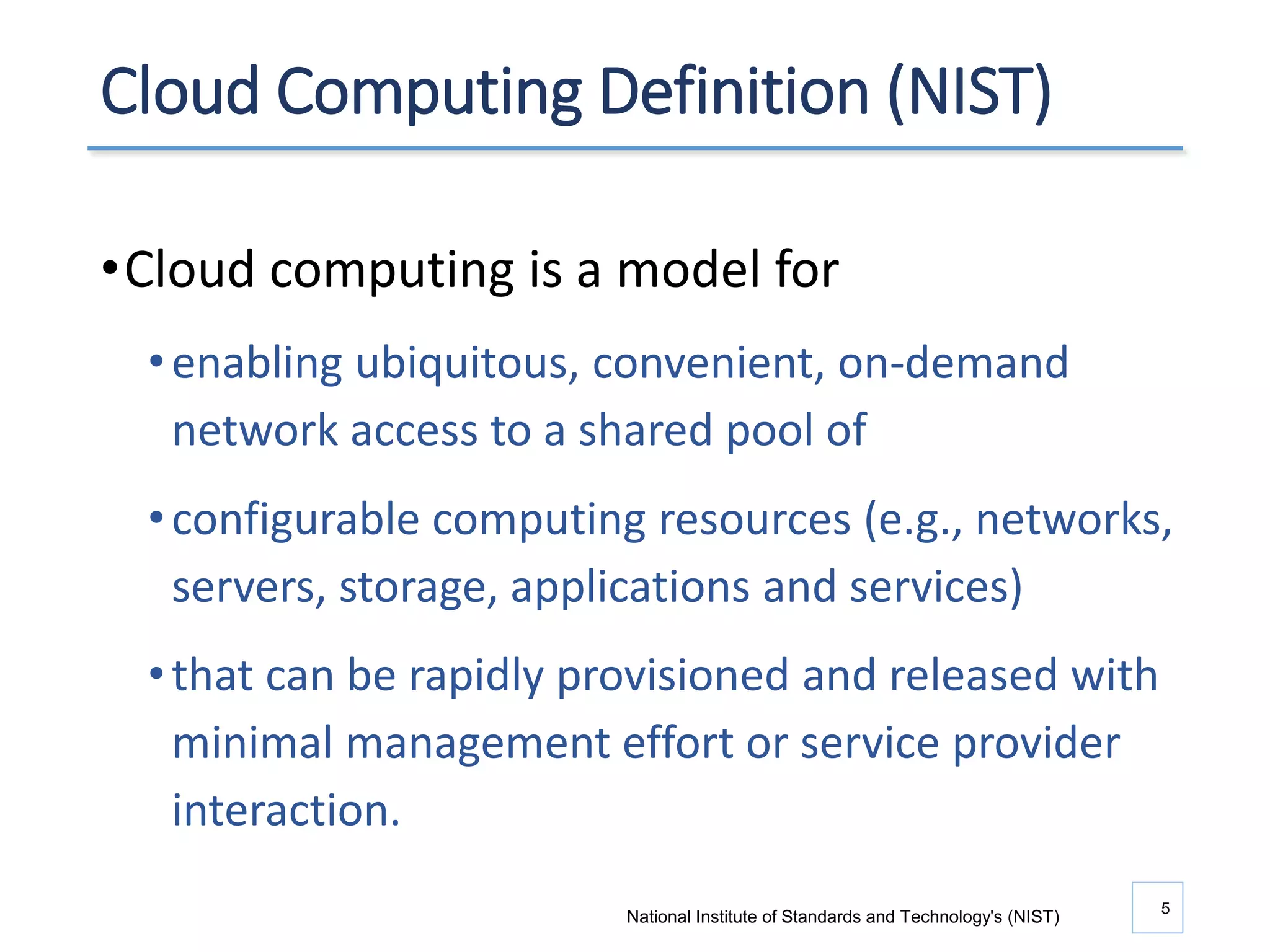 Cloud computing infrastructure | PDF