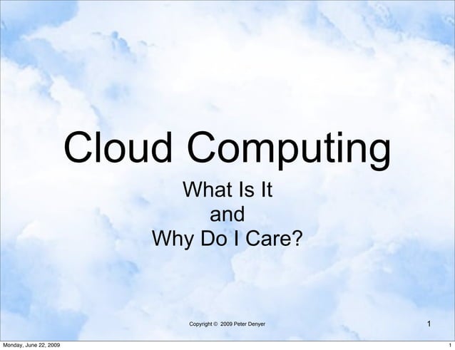 Cloud Computing Intro | PPT