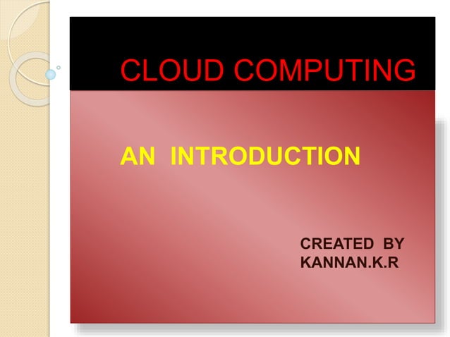 Cloud Computing - FUNDAMENTALS | PPTX