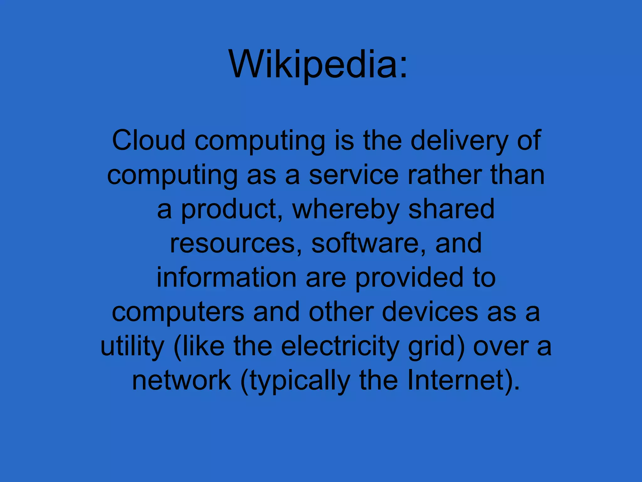 Cloud computing intro | PPT
