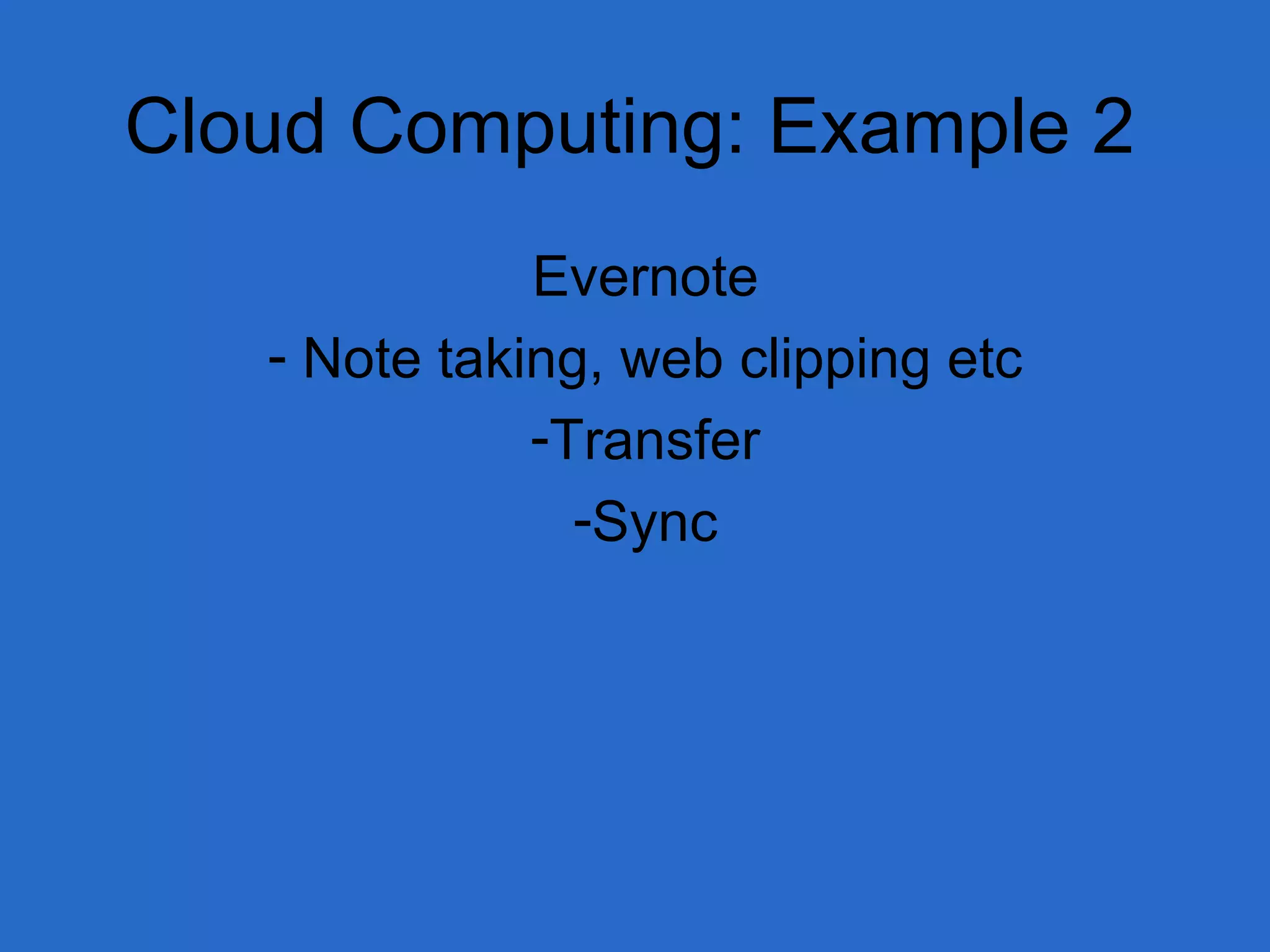 Cloud Computing Intro Ppt