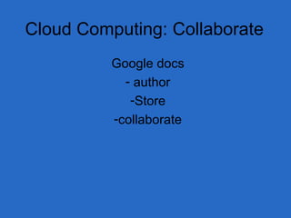 Cloud computing intro | PPT