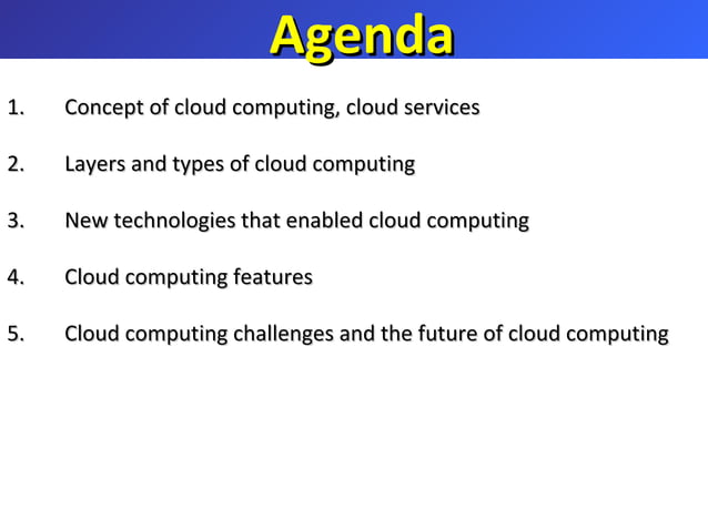 Cloud computing introduction | PPT Cloud computing introduction | PPT