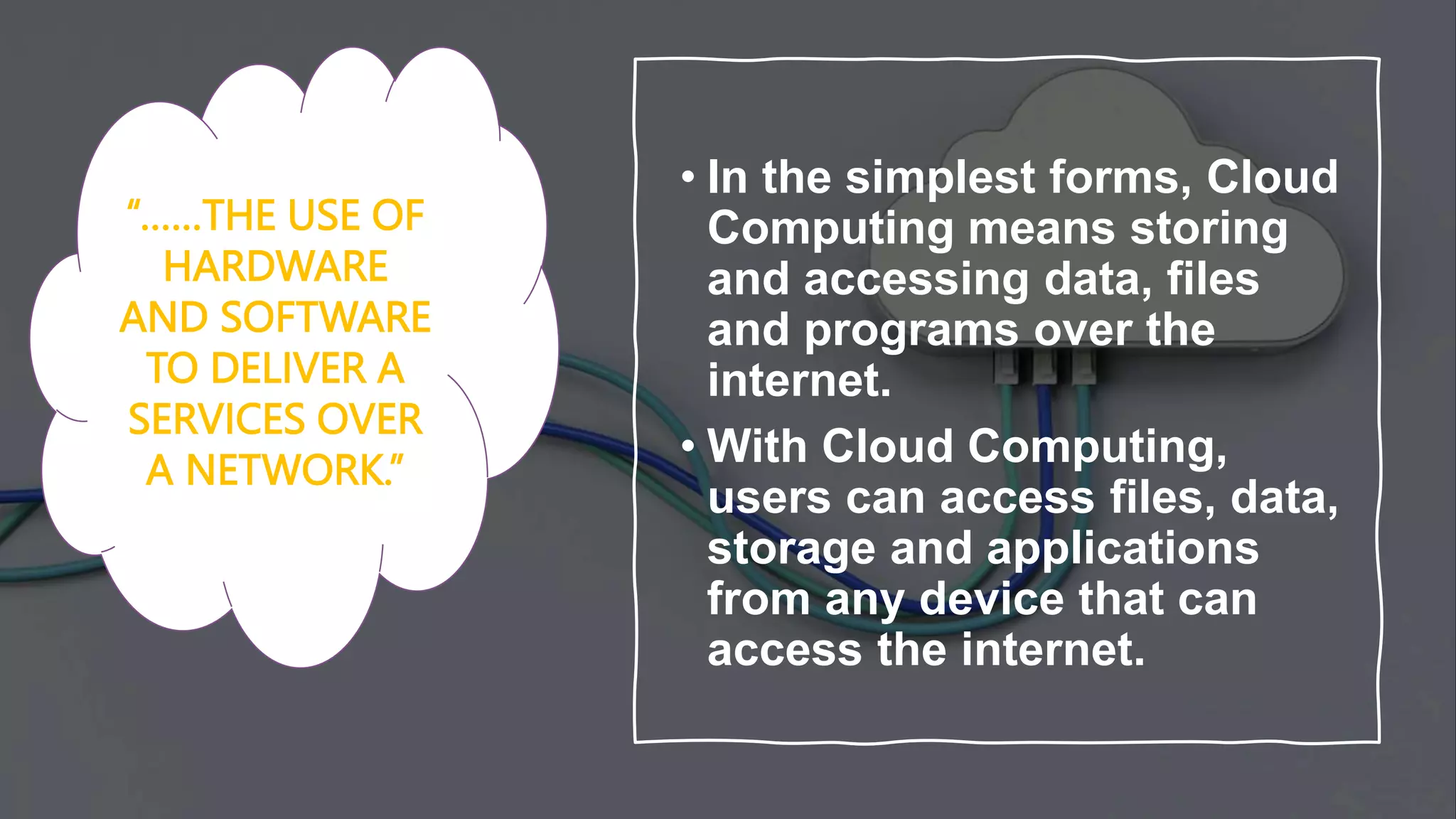 Cloud Computing Introduction.pptx | Cloud Computing | Internet