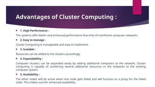 An Introduction to Cloud Computing: Benefits and Challenges | PPTX