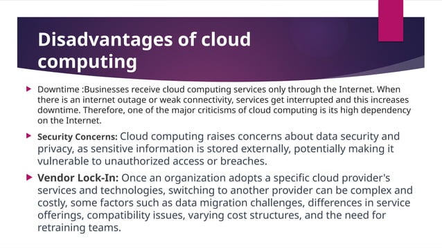 An Introduction to Cloud Computing: Benefits and Challenges | PPTX