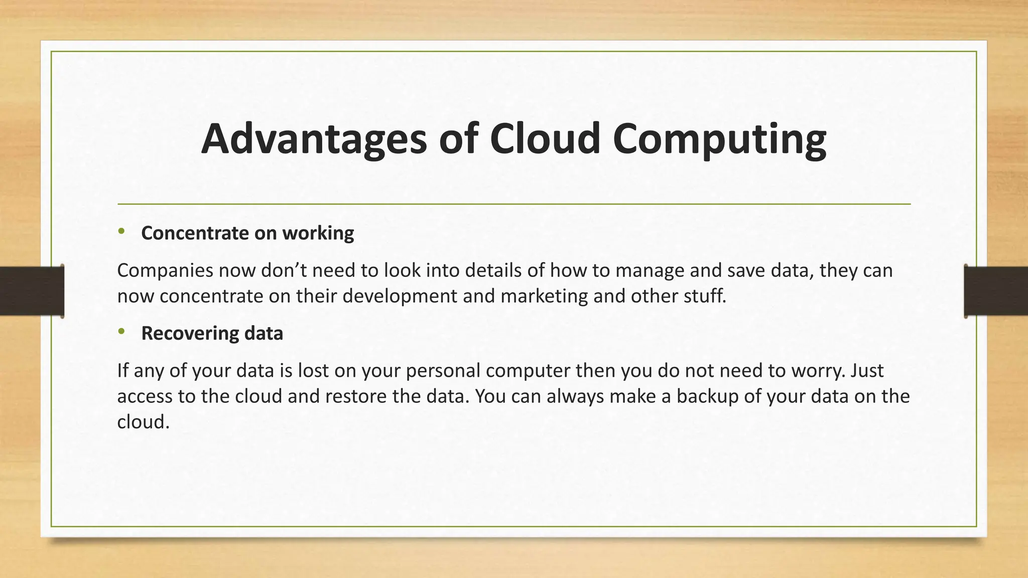 Lecture 1.Basics of cloud computing, Advantage and Disadvantage and History | PPT