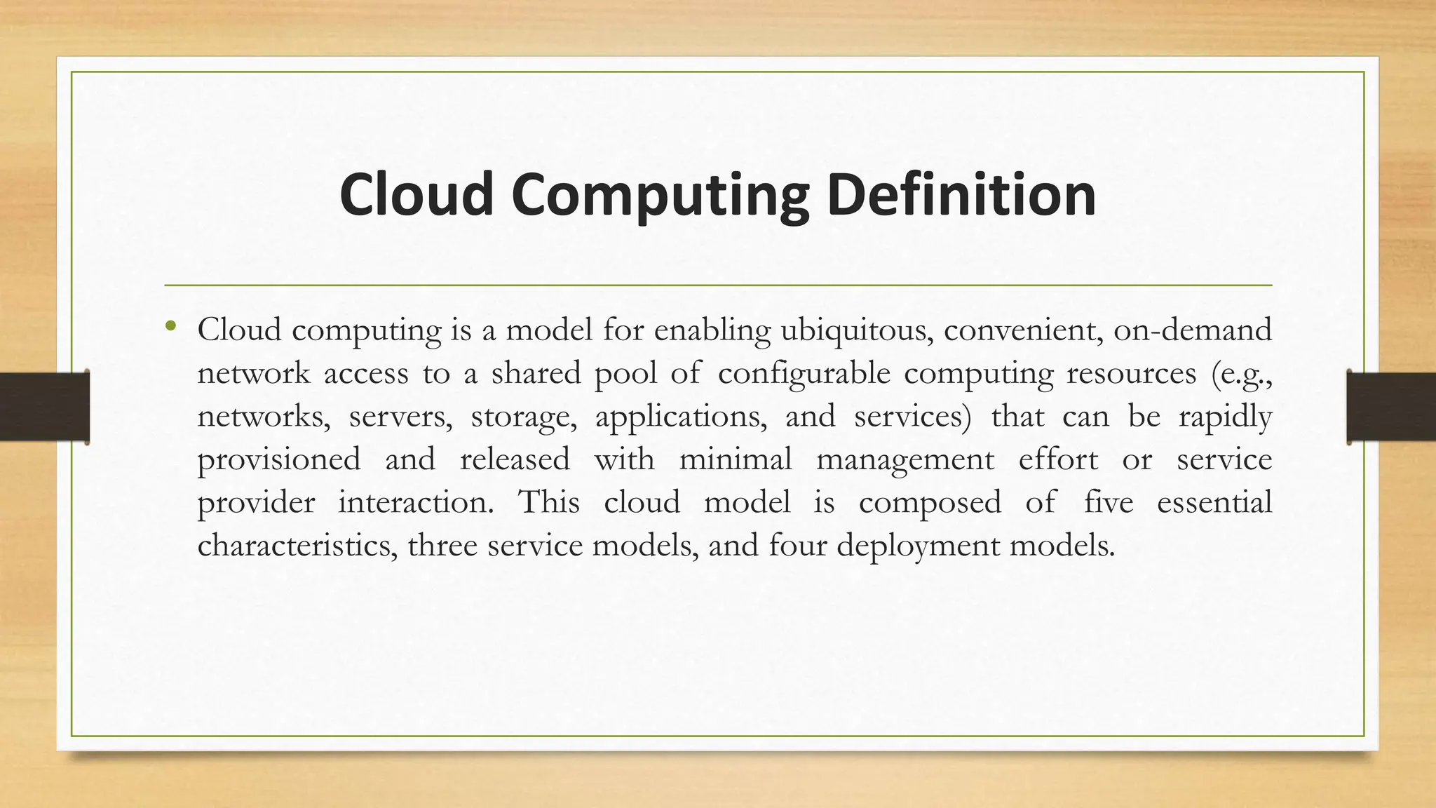 Lecture 1.Basics of cloud computing, Advantage and Disadvantage and History | PPT