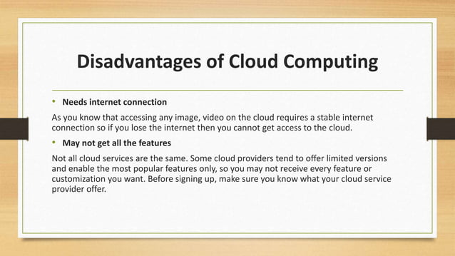 Lecture 1.Basics of cloud computing, Advantage and Disadvantage and History | PPT | Free Download