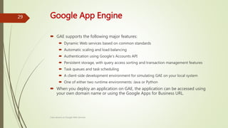 Cloud computing lecture 7 | PPTX