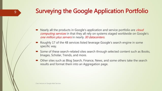 Cloud computing lecture 7 | PPT