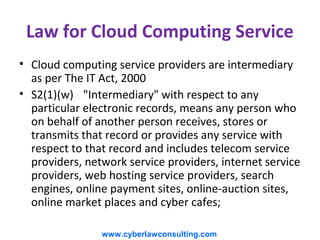 Cloud computing legal issues | PPT