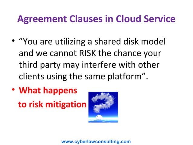 Cloud computing legal issues | PPT | Cloud Computing | Internet